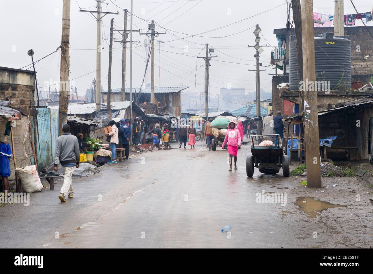 Mathare Slums Stockfotos und -bilder Kaufen - Alamy
