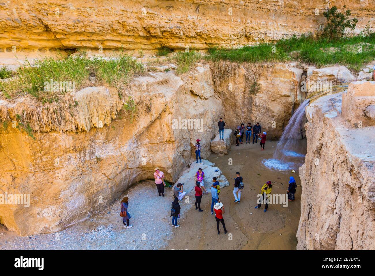 Waterfall Tamerza Oasis Tunisia Stockfotos und -bilder Kaufen - Alamy