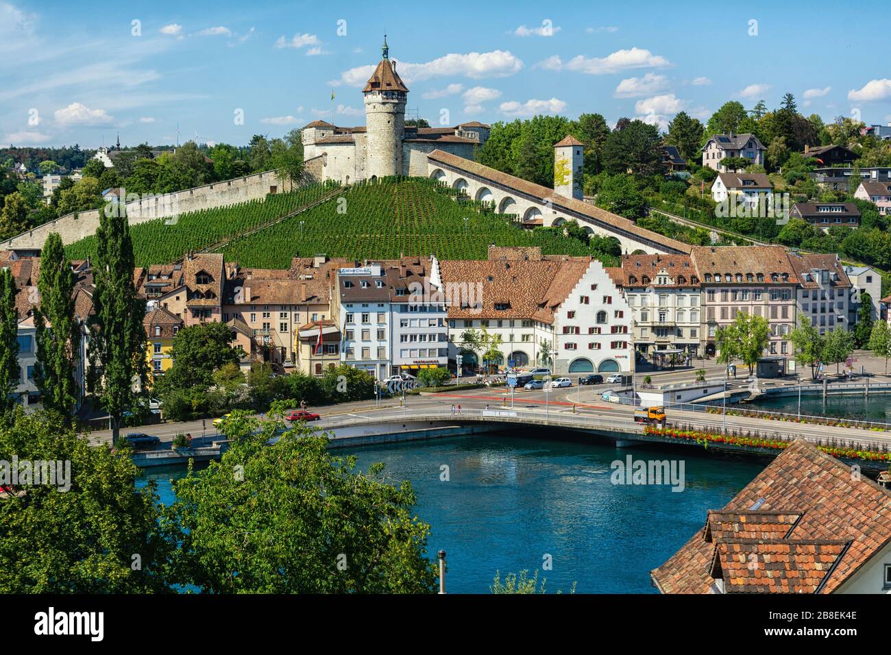 Switzerland schaffhausen city old town -Fotos und -Bildmaterial in ...