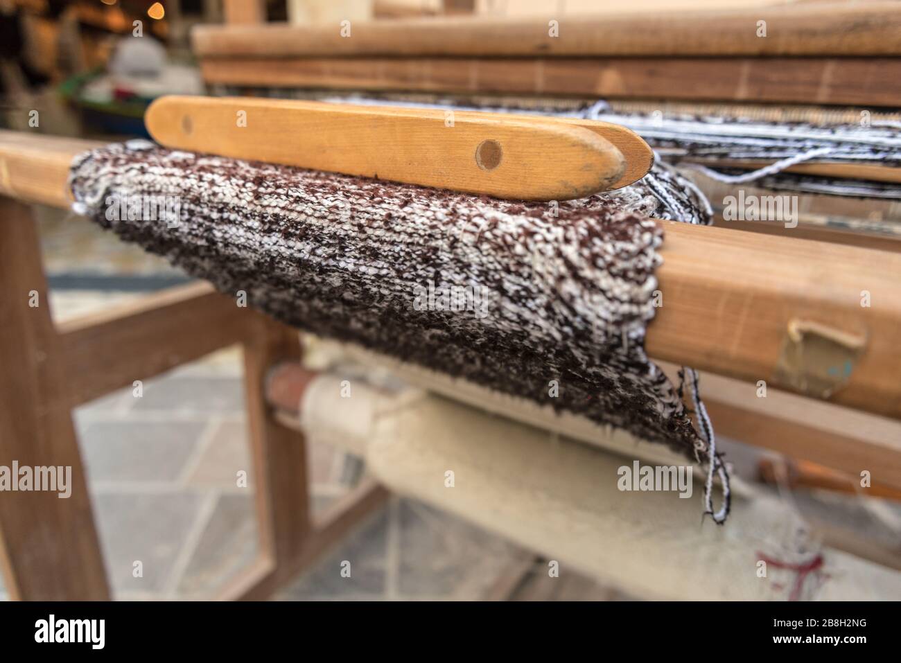 Vintage weaving machine -Fotos und -Bildmaterial in hoher Auflösung – Alamy