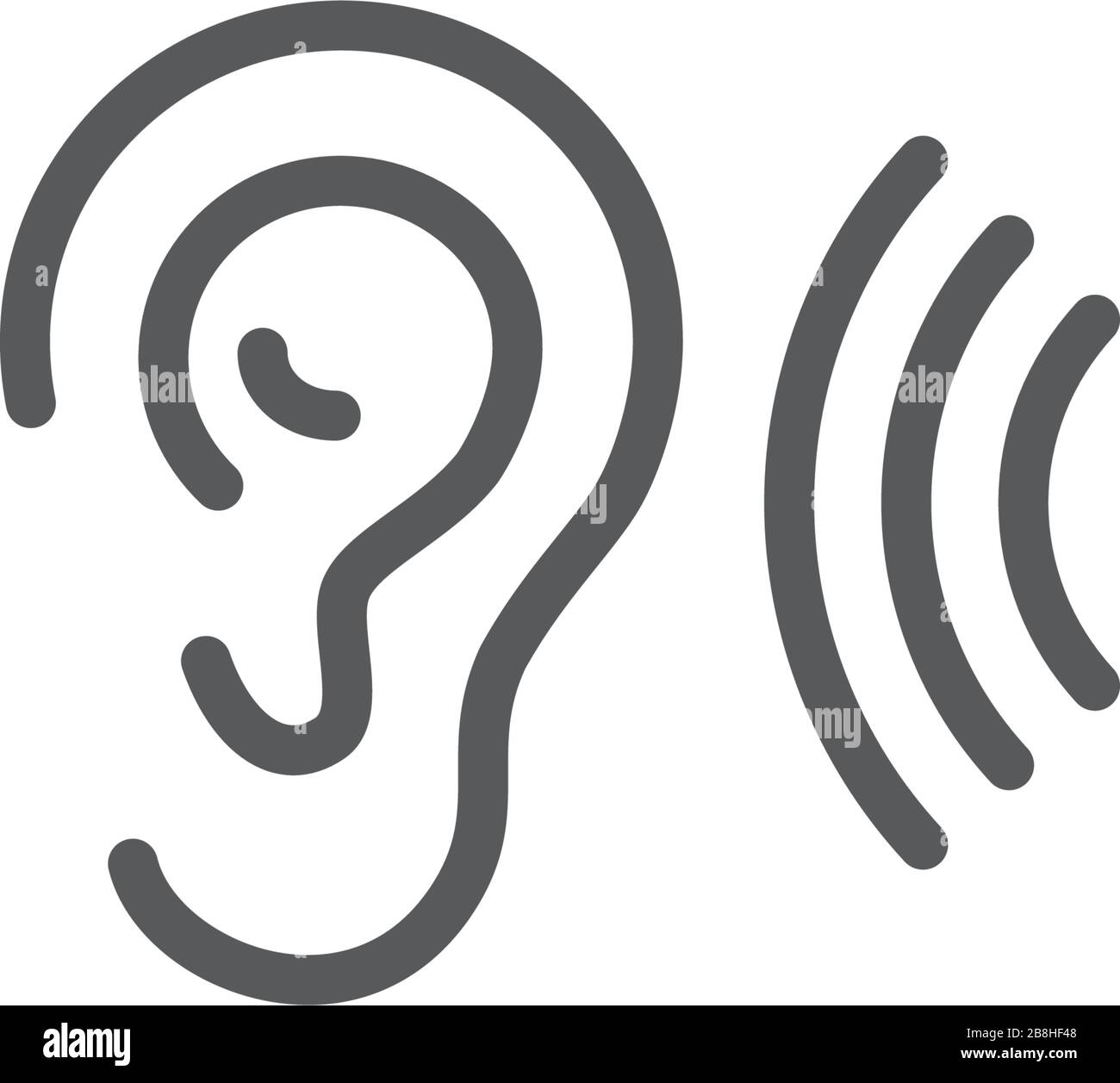 Umriss der anatomie des ohres Stock-Vektorgrafiken kaufen - Seite 3 - Alamy