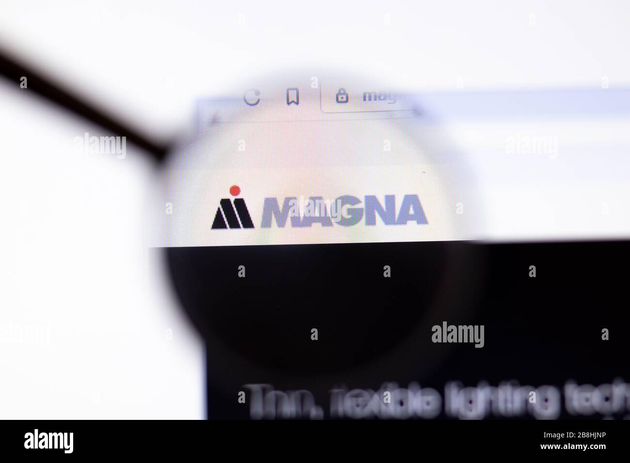 Magna logo -Fotos und -Bildmaterial in hoher Auflösung – Alamy