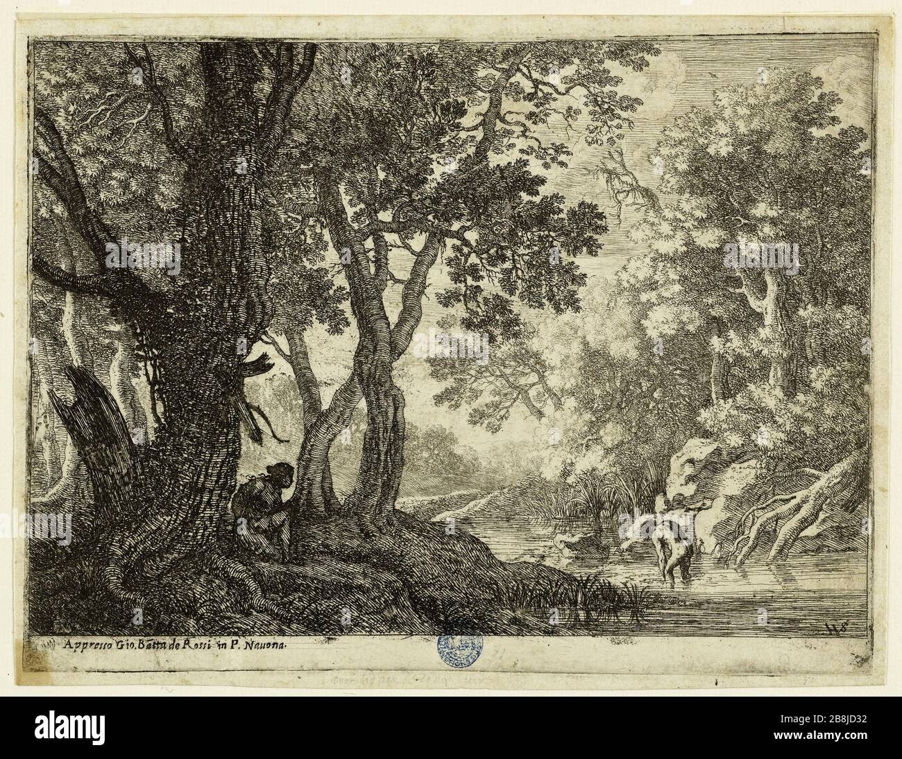 Salmacis et Hermaphrodite (Bartsch 71) Herman van Swanevelt (1600-1655 ...