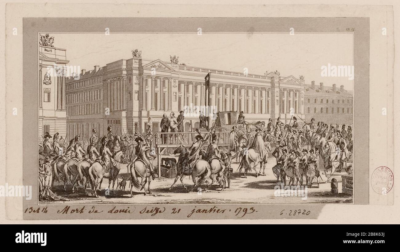 Französische Revolution: Die Hinrichtung von Ludwig XVI., dem ...