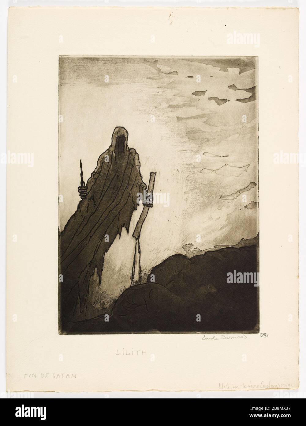 Das Ende des Satans. Das Ende des Satans. Lilith Emile Bernard (1860 ...