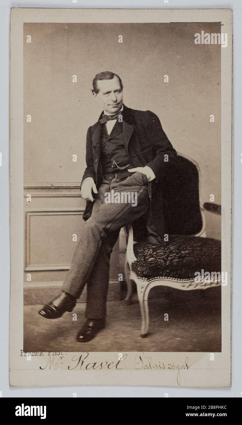 Porträt von Pierre Alfred Ravel (1811/1813 bis -1881 ...