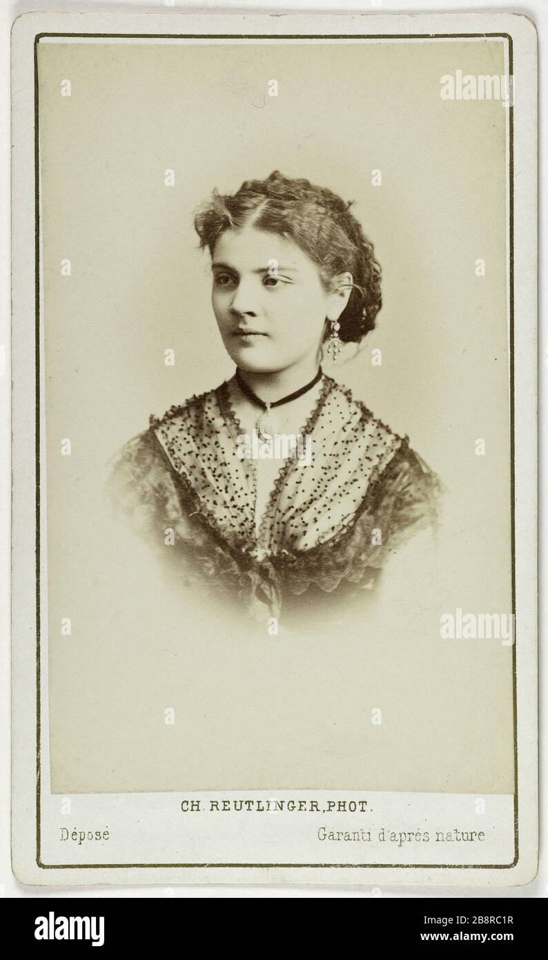 Portrait von Miss Lafleur oder Floral, (Schauspielerin) Portrait de ...