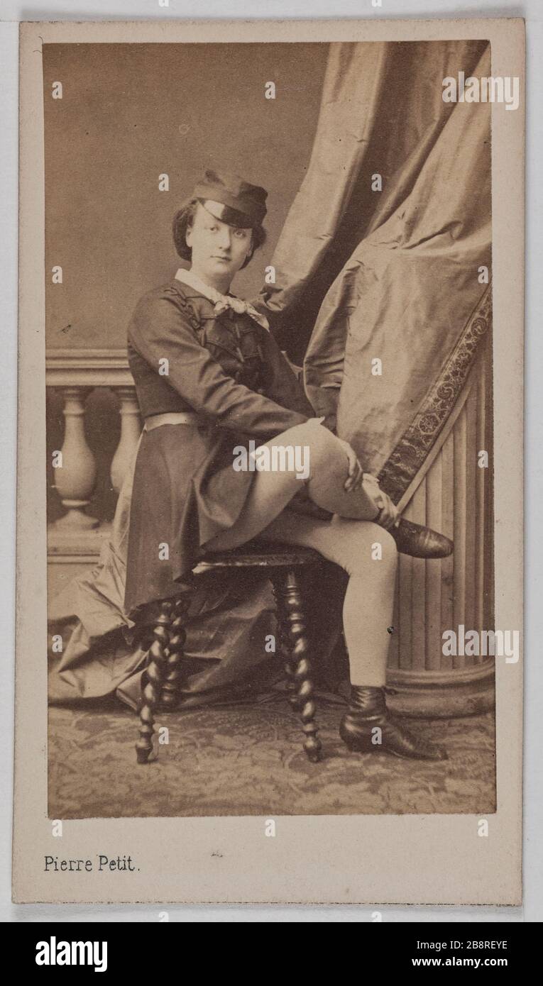 Portrait von Lucile (Schauspielerin) Portrait de Lucile, actrice. Carte ...