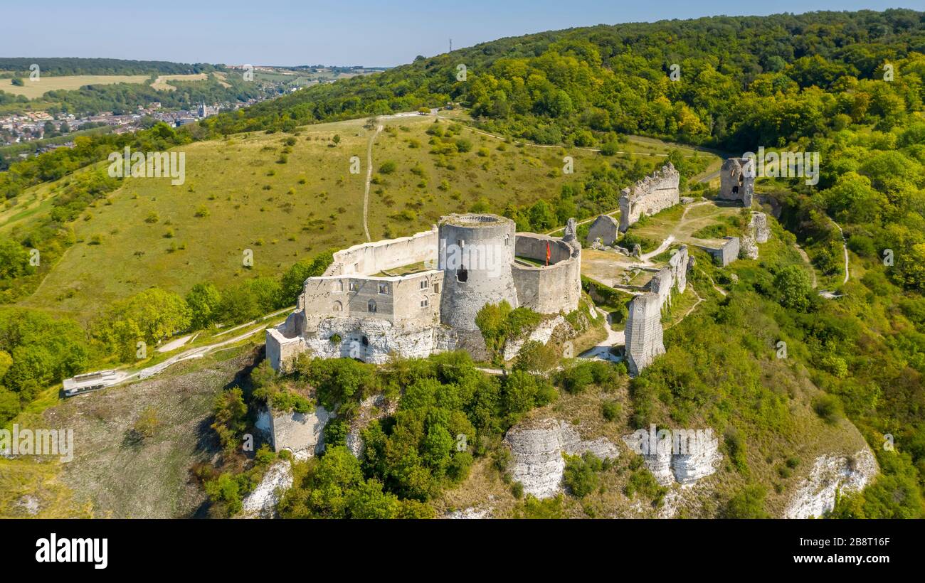 Chateau Gaillard Stockfotos und -bilder Kaufen - Alamy