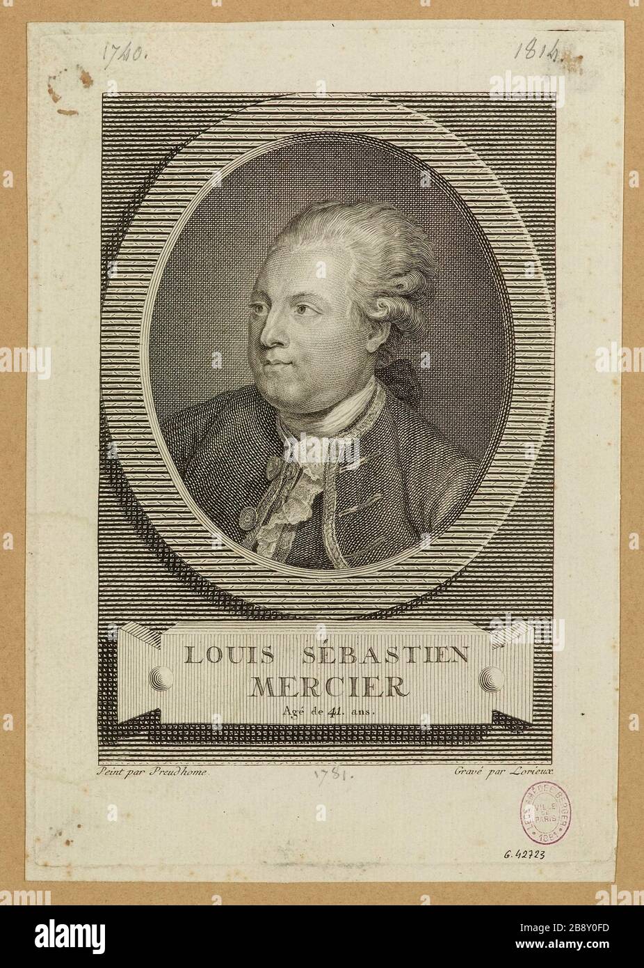 Louis sebastien mercier -Fotos und -Bildmaterial in hoher Auflösung – Alamy