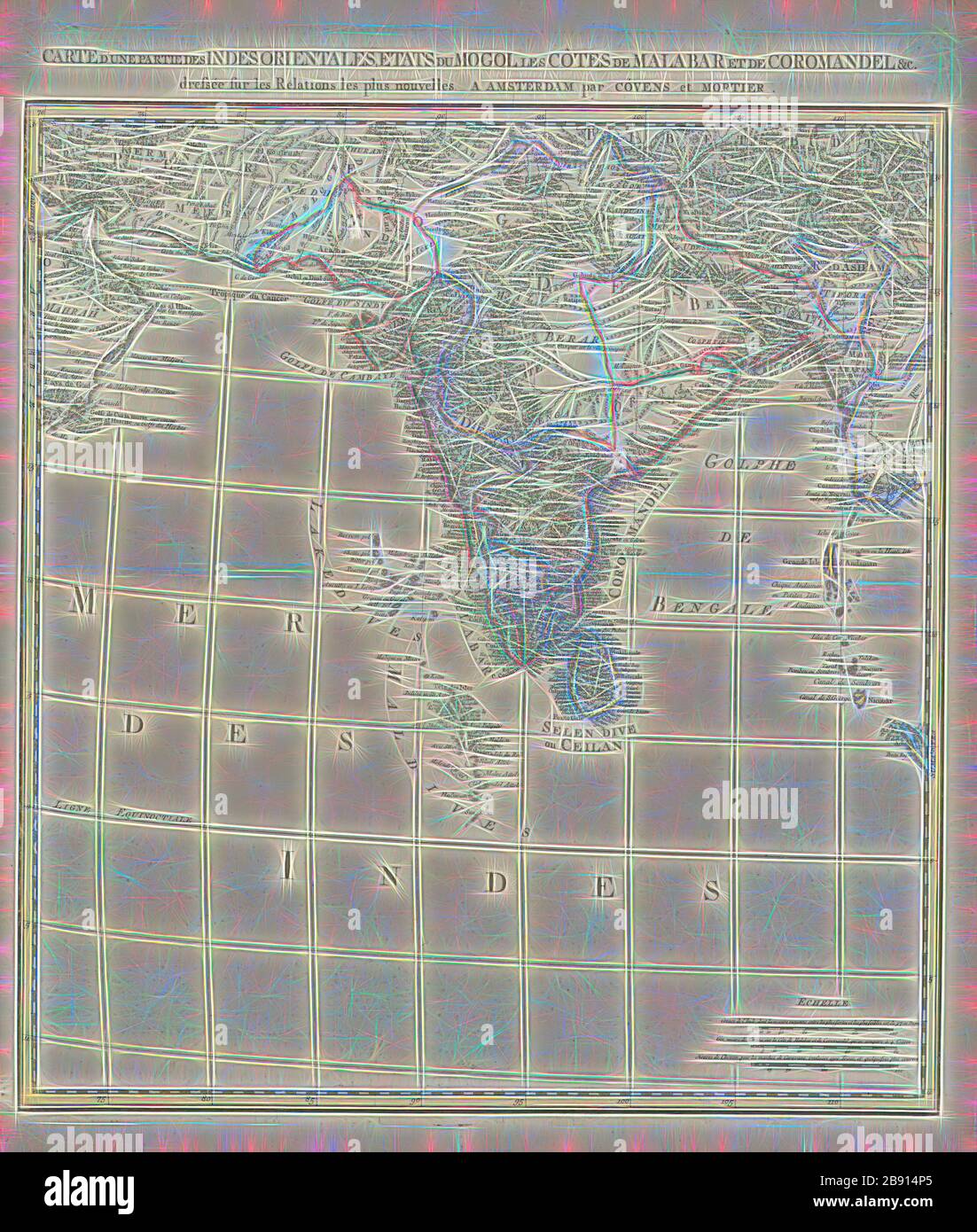 Etats du mogol les cotes de malabar et de coromandel -Fotos und ...