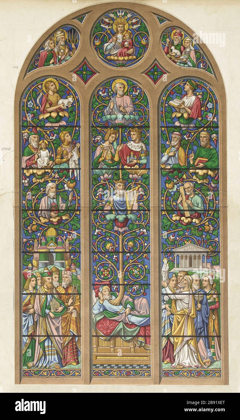 Jesse tree window -Fotos und -Bildmaterial in hoher Auflösung – Alamy