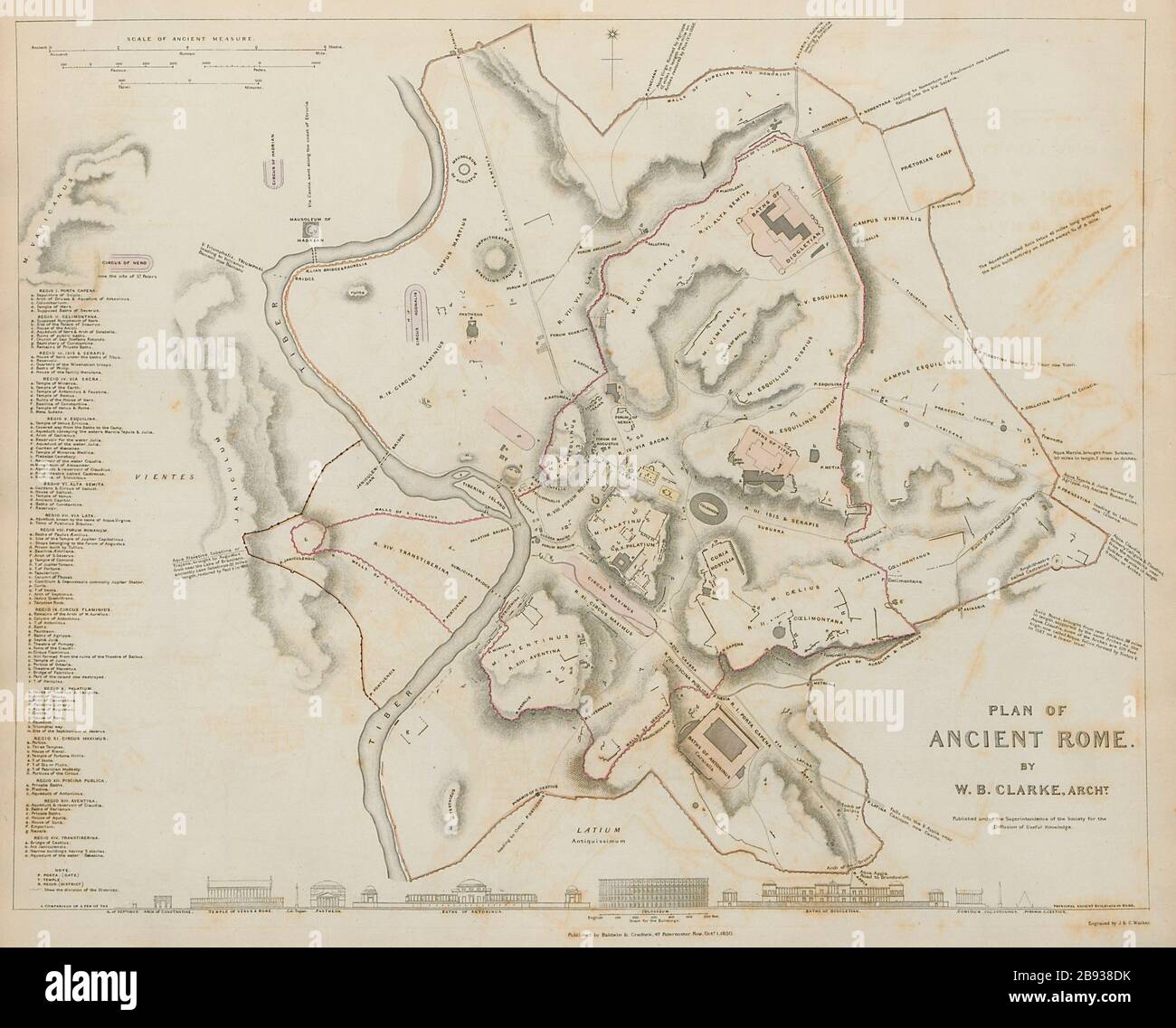 Antikes rom stadtkarte -Fotos und -Bildmaterial in hoher Auflösung – Alamy