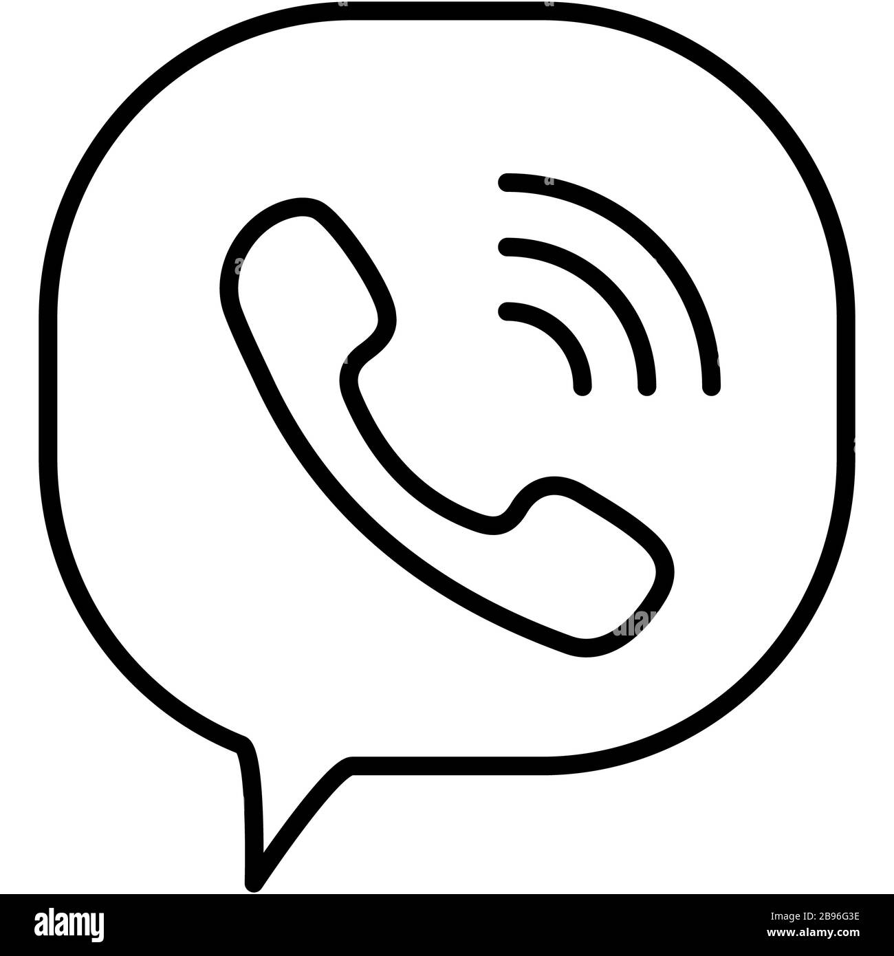 Viber logo Schwarzweiß-Stockfotos und -bilder - Alamy