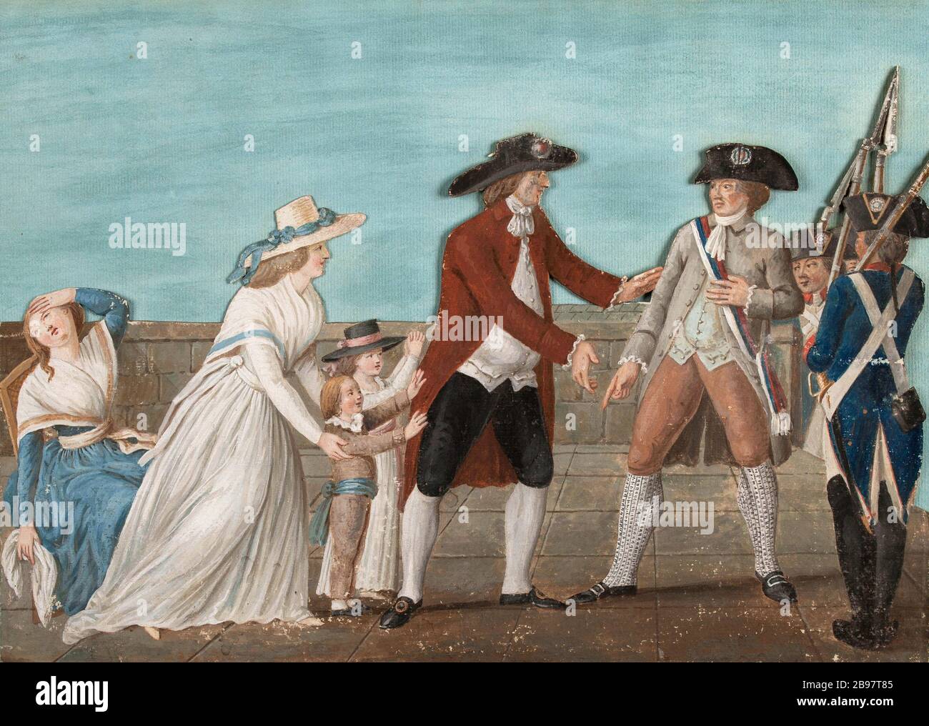 The Arrest Of Louis Xvi Stockfotos und -bilder Kaufen - Alamy