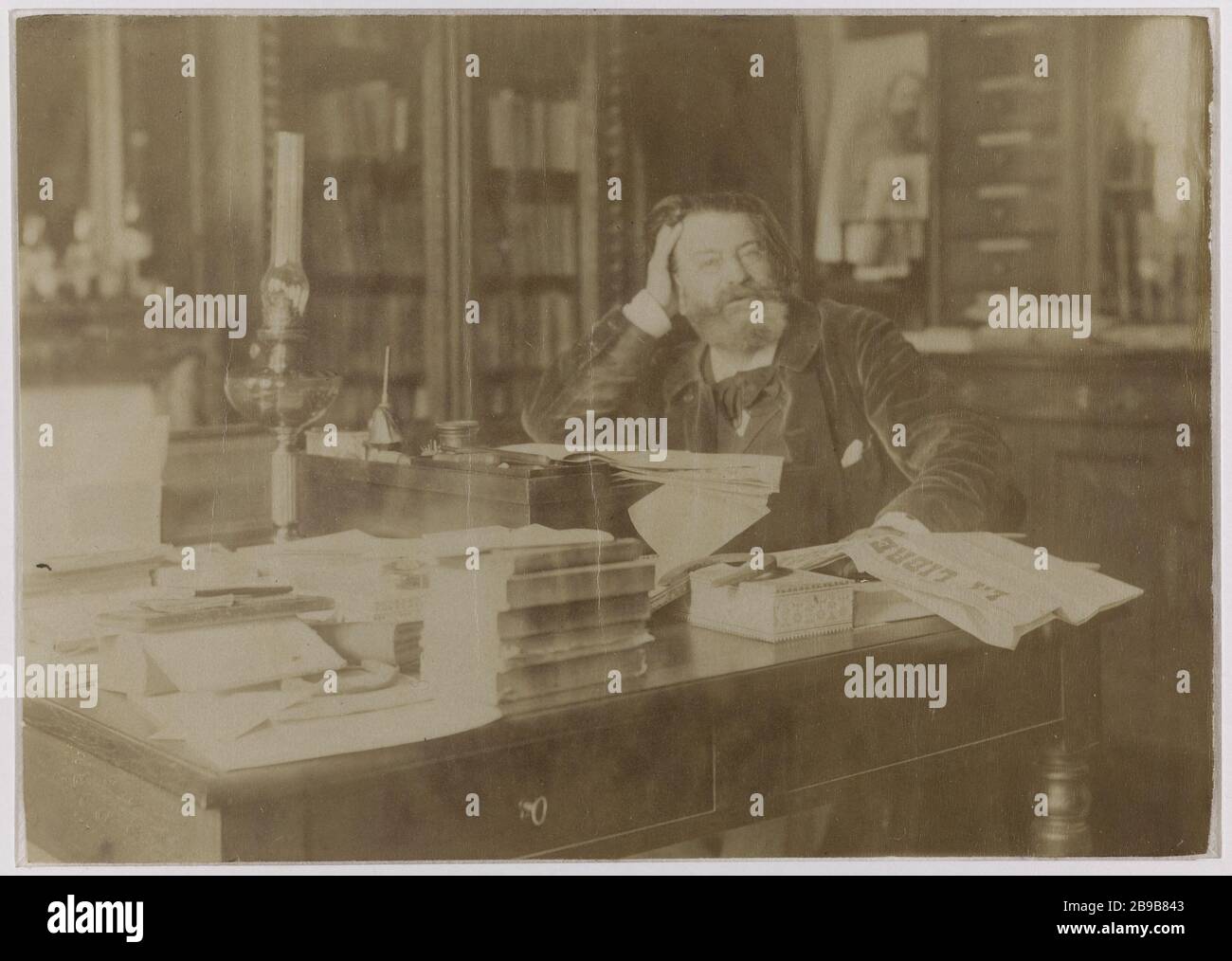 Portrait de l'écrivain et journaliste Alter Édouard Drumont (1844-1917 ...