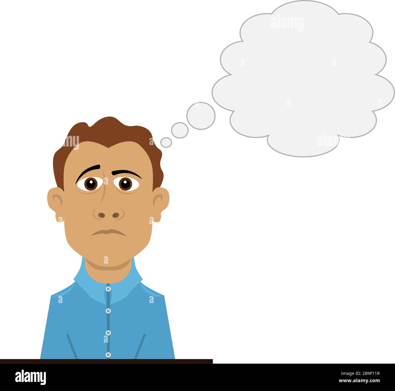 Sad person comic -Fotos und -Bildmaterial in hoher Auflösung – Alamy