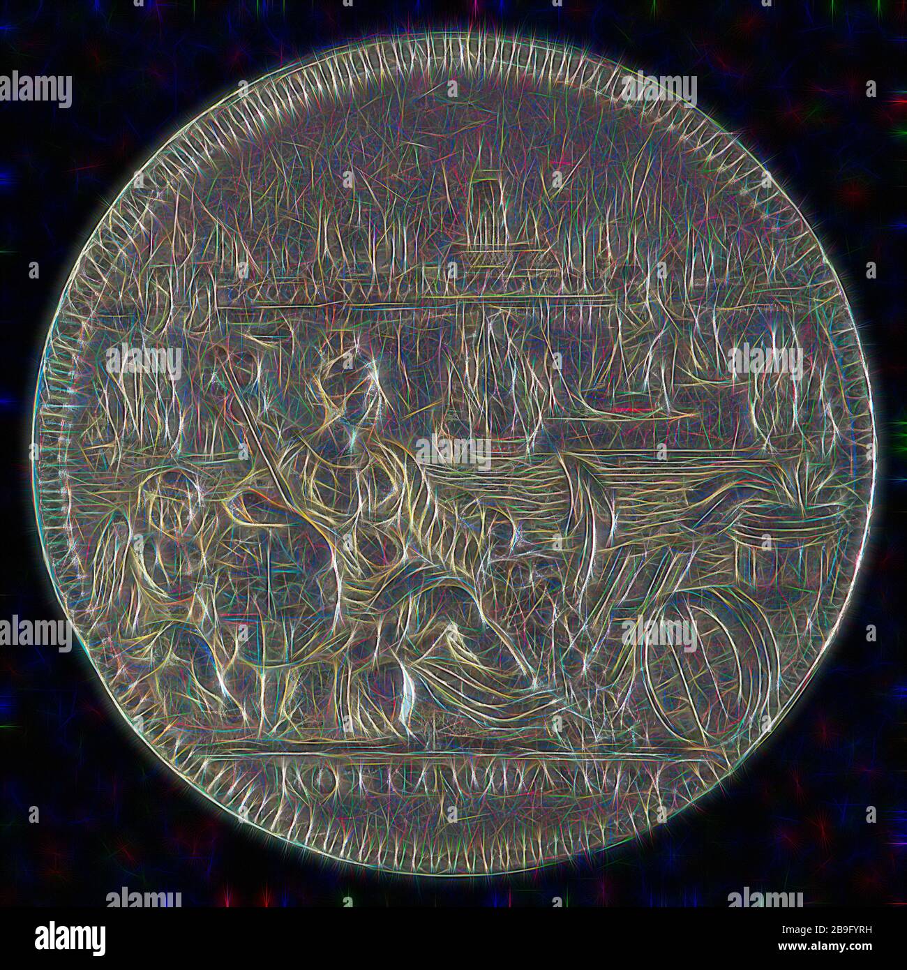 Jacob van Dishoeck, Medaille mit Stadt Jungfrau und das Stadtwappen von ...