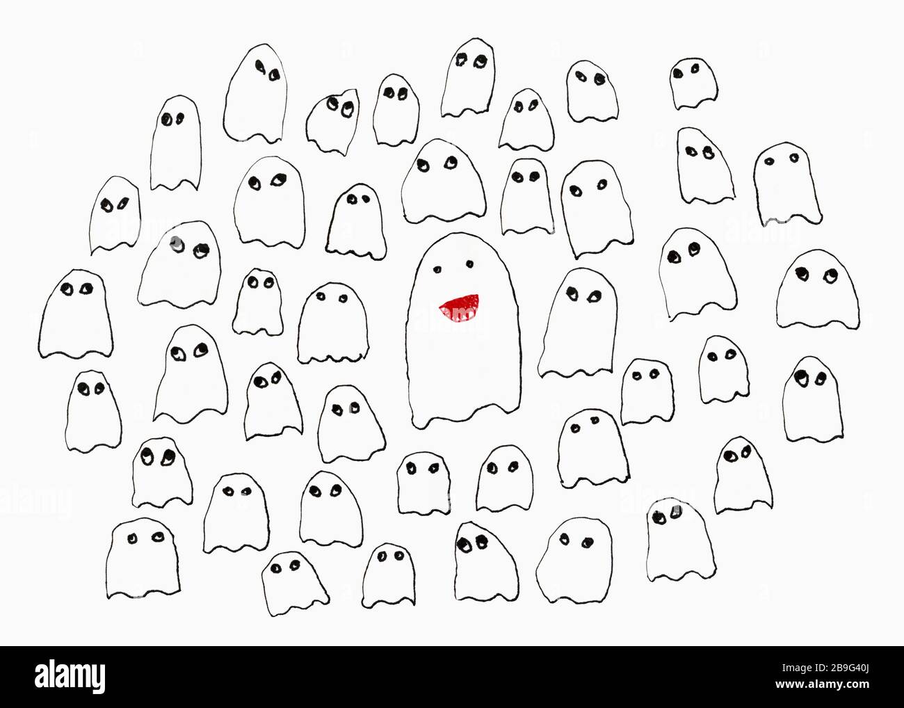 Menge von geistern -Fotos und -Bildmaterial in hoher Auflösung – Alamy