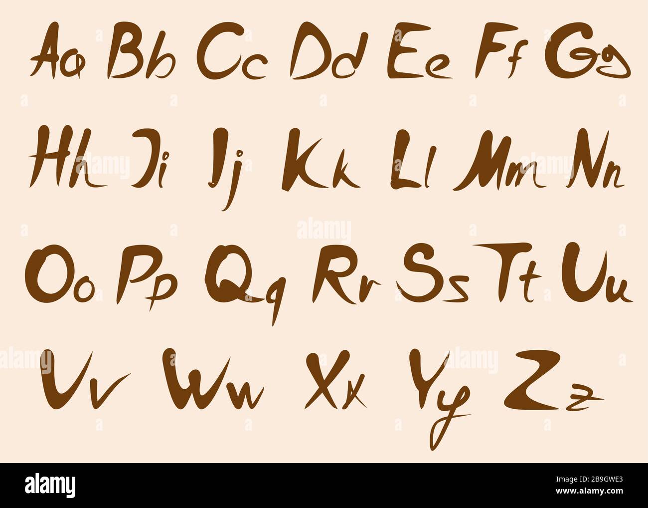 Lateinisches alphabet Stock-Vektorgrafiken kaufen - Alamy