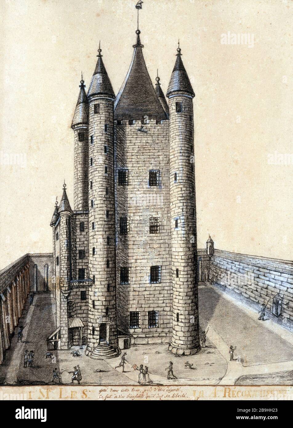 TURM DES TEMPELS IN DER REVOLUTION JEAN-ANTOINE AUVRAY. "La Tour du ...