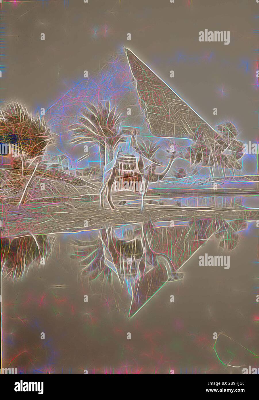 Ägypten. Pyramiden von Gizeh. Die Große Pyramide. Die Pyramide ...