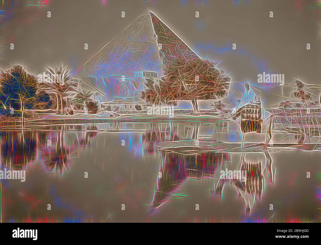 Ägypten. Pyramiden von Gizeh. Die Große Pyramide. Die Pyramide ...