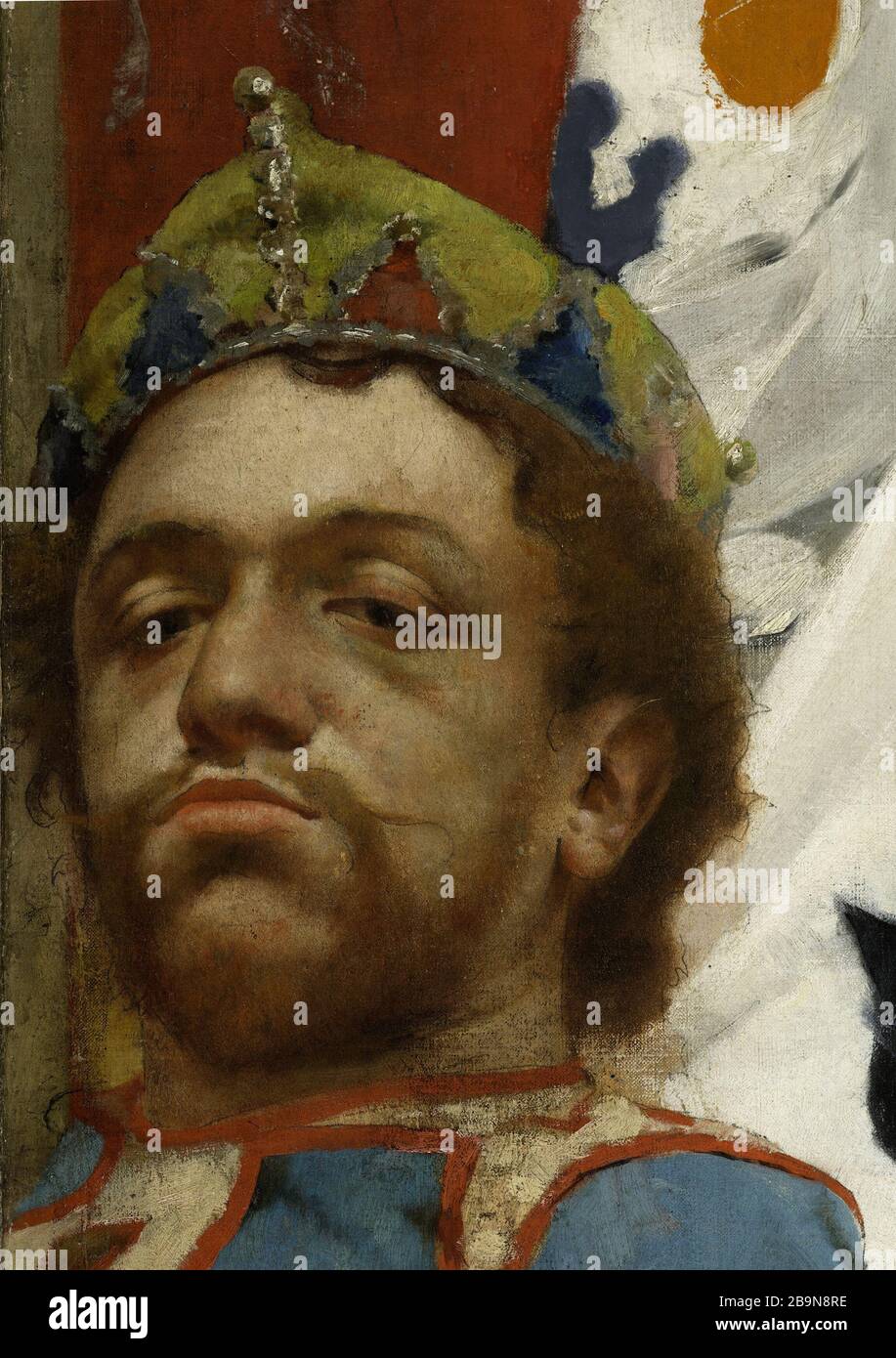 GRIMASSEN UND ELEND: DIE SALTIMBANQUES. DETAIL: DER BONISSEUR Fernand ...
