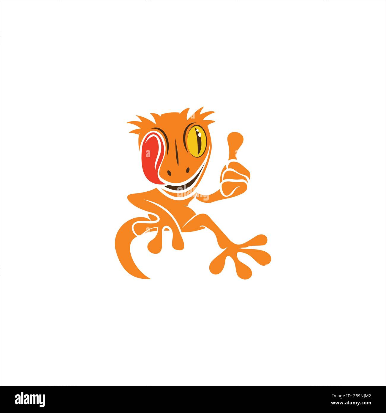 Gecko logos Stock-Vektorgrafiken kaufen - Alamy