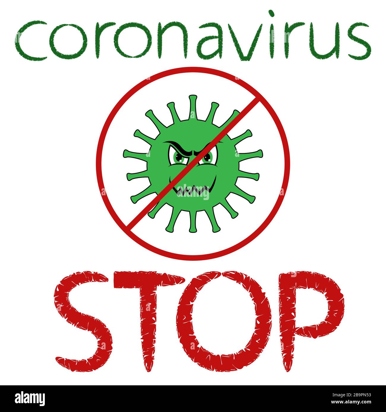 Sars durchgestrichen cov 2 Stock-Vektorgrafiken kaufen - Alamy