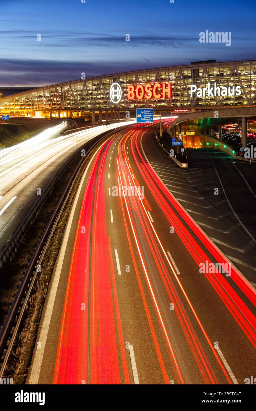 Stuttgart - 11. Januar 2020: Messe Stuttgart ausstellung expo Portrait ...