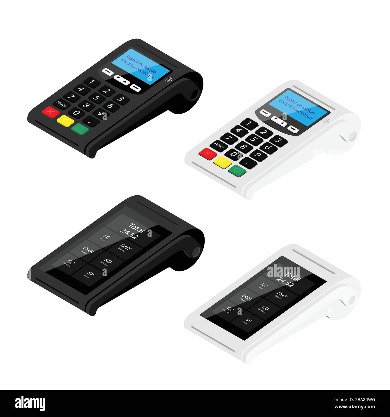Neue moderne Smart POS Terminals und POS Terminal Payment Machines ...