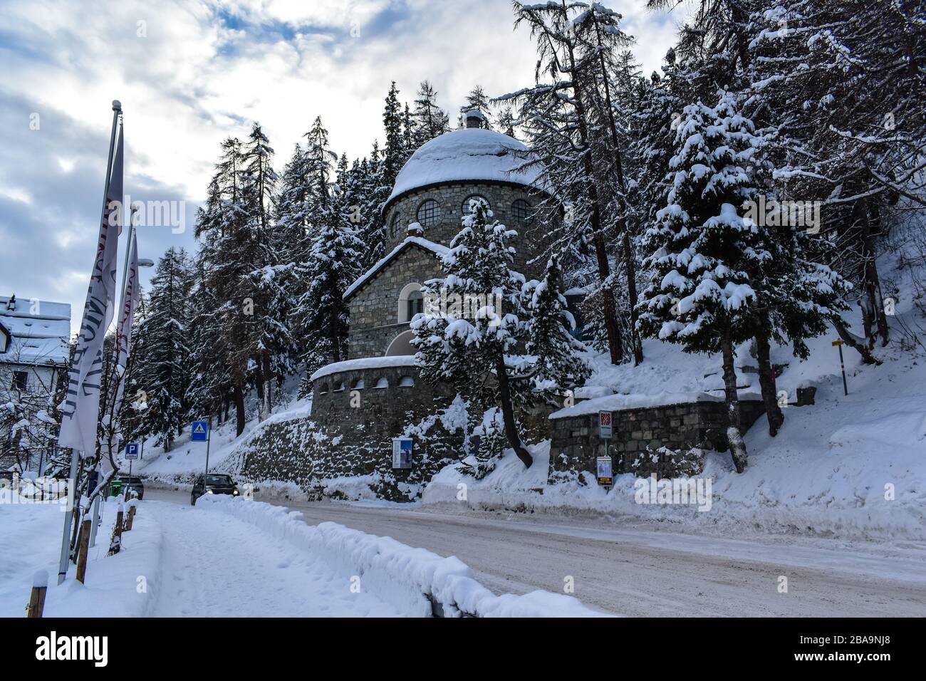 Segantini Museum in St. Moritz Stockfotografie - Alamy