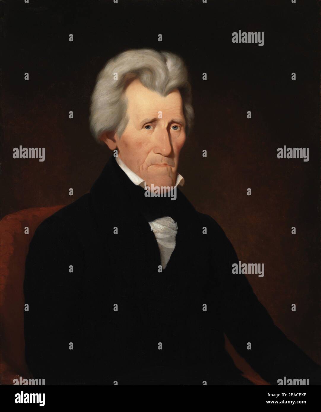 Andrew Jackson, 1840, von Miner Kilbourne Kellogg, amerikanische ...