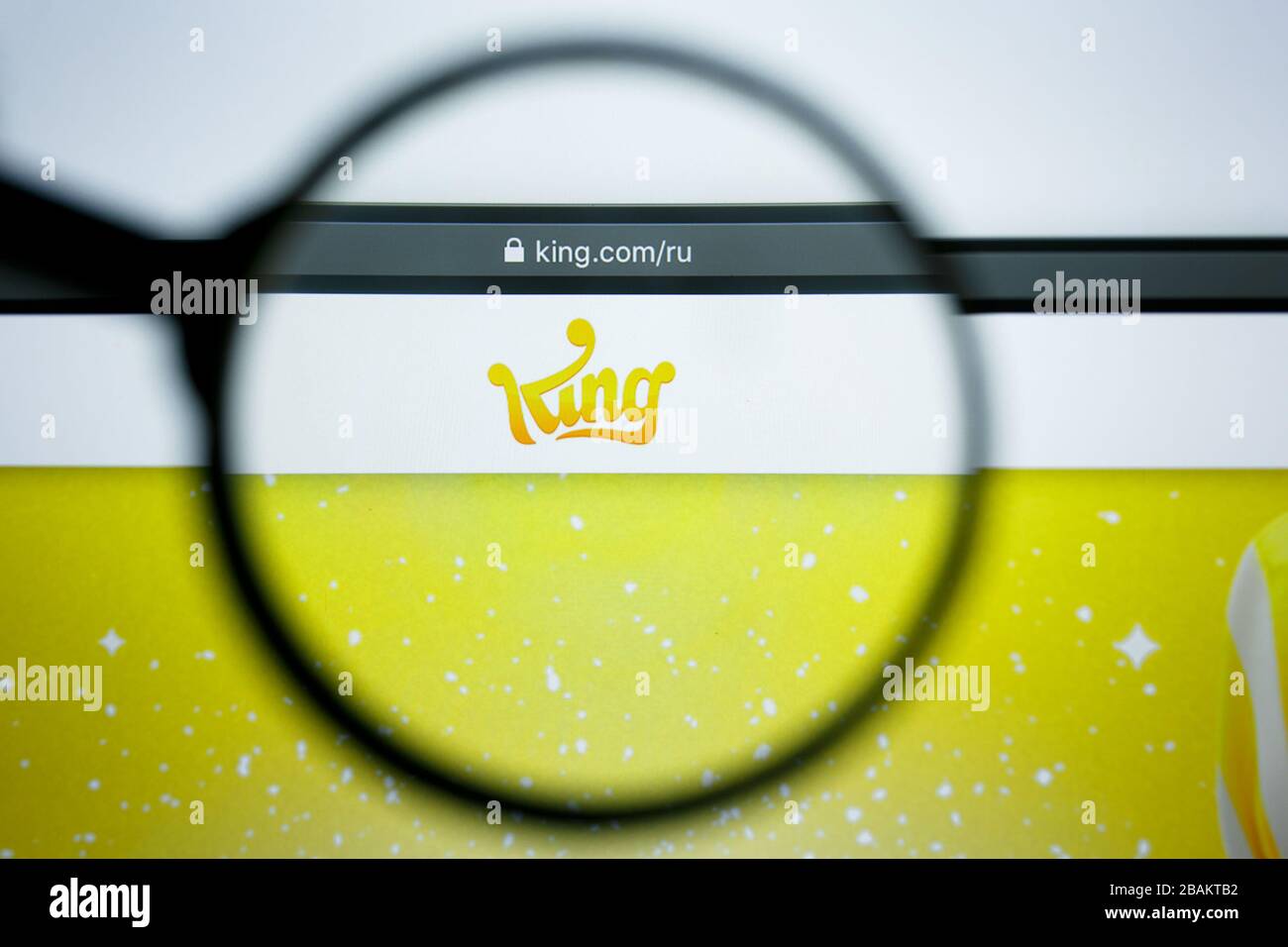 King com logo -Fotos und -Bildmaterial in hoher Auflösung – Alamy