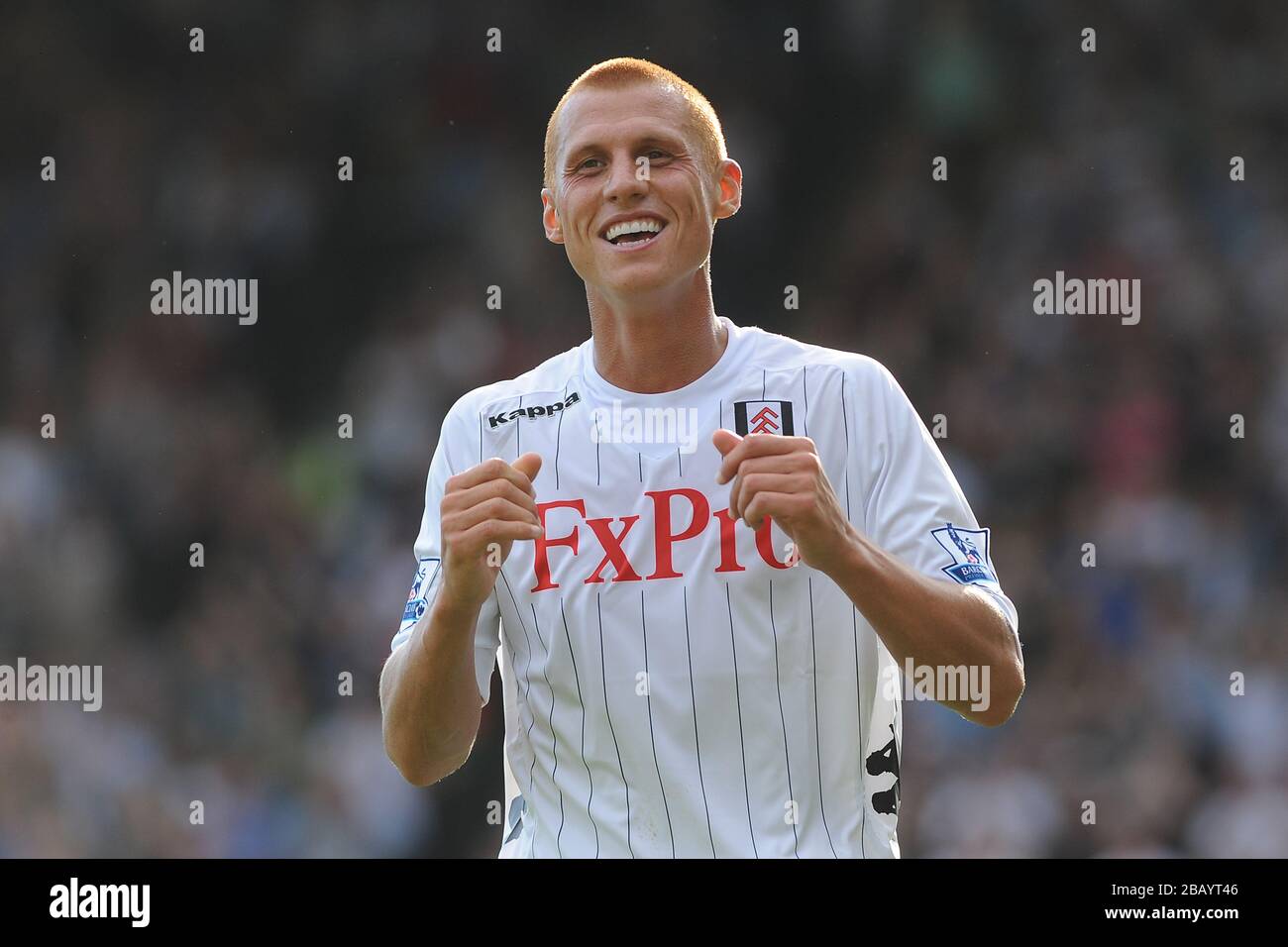 Fulhams steve sidwell feiert tor -Fotos und -Bildmaterial in hoher ...