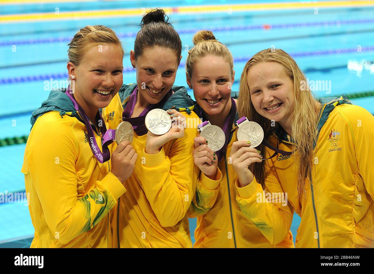 Die australische Mannschaft von Kylie Palmer, Alicia Coutts, Bronte ...