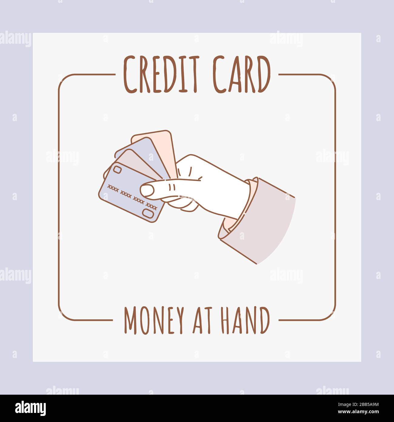 Cartoon halten Stock-Vektorgrafiken kaufen - Alamy