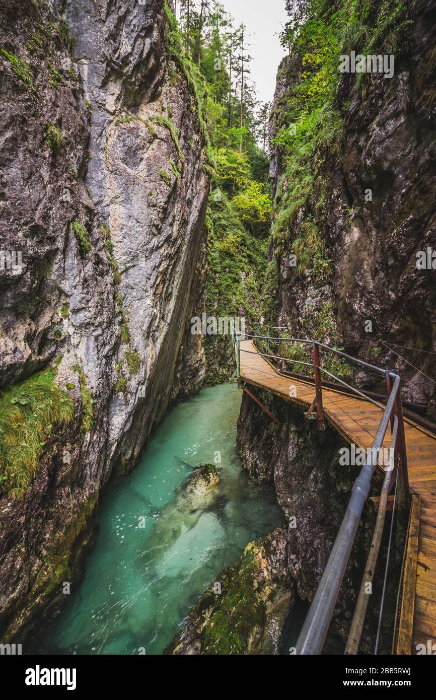 Leutascher Geisterklamm, Wasserfall, Weserfall, Leutasch Klamm ...