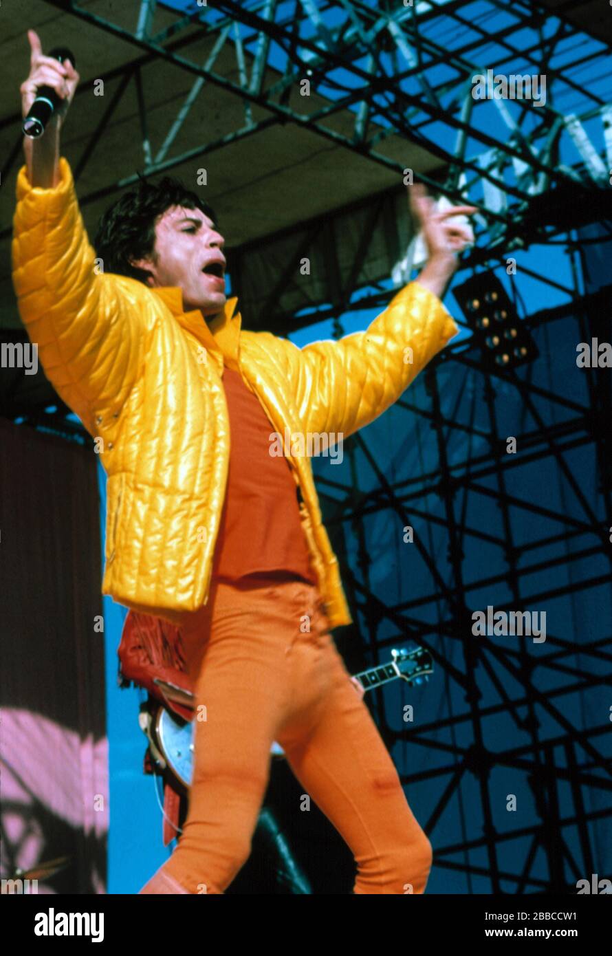 Mick Jagger 1981 Stockfotos und -bilder Kaufen - Alamy