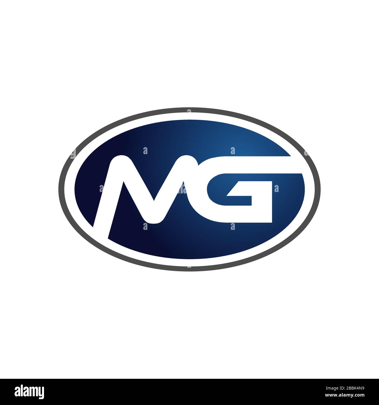 Rundes MG-Logo erste M & G-Grafik Konzept Marken-Vektor-Symbole Stock ...
