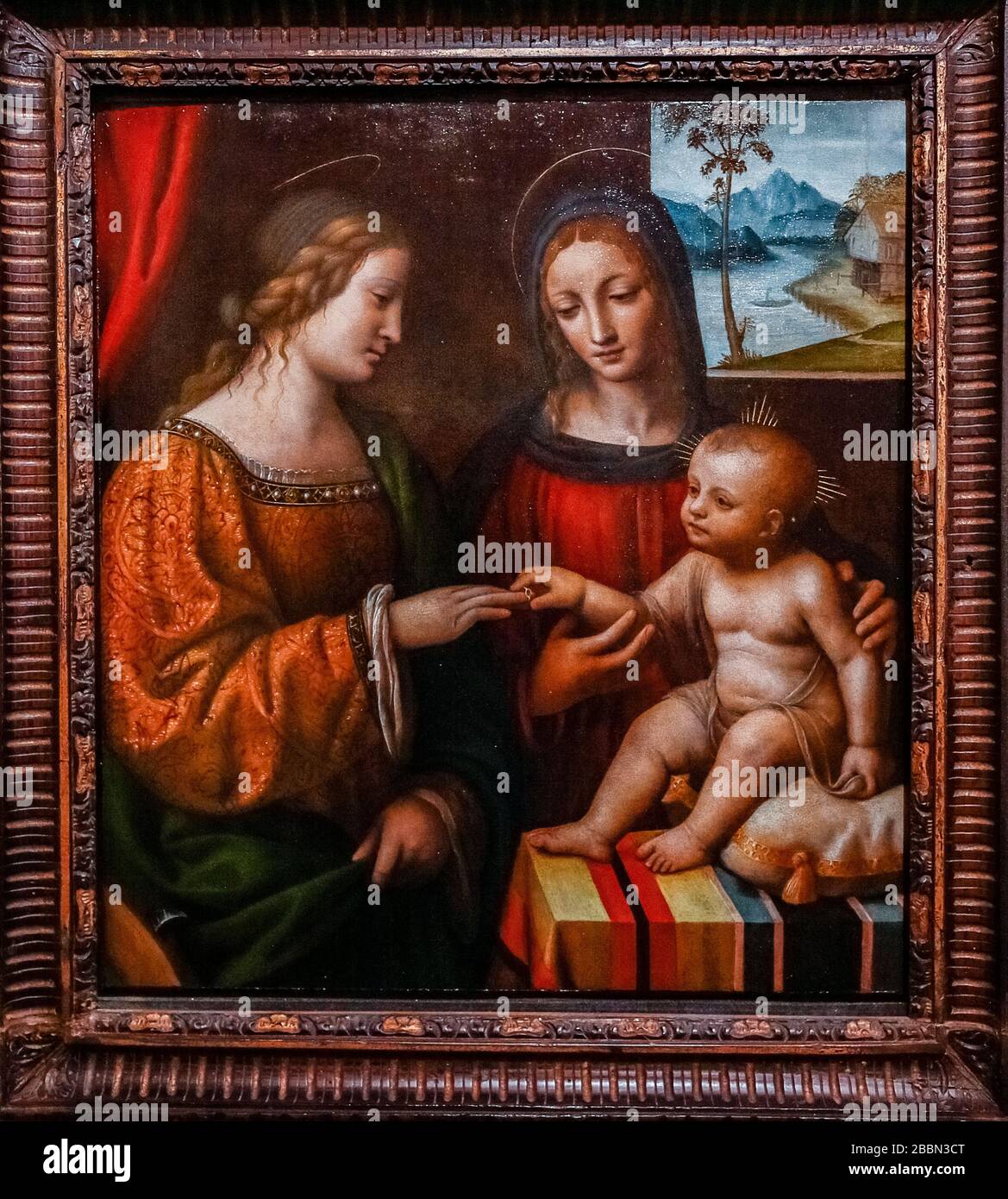 Die mystische heirat der heiligen catherine von alexandria -Fotos und -Bildmaterial in hoher ...