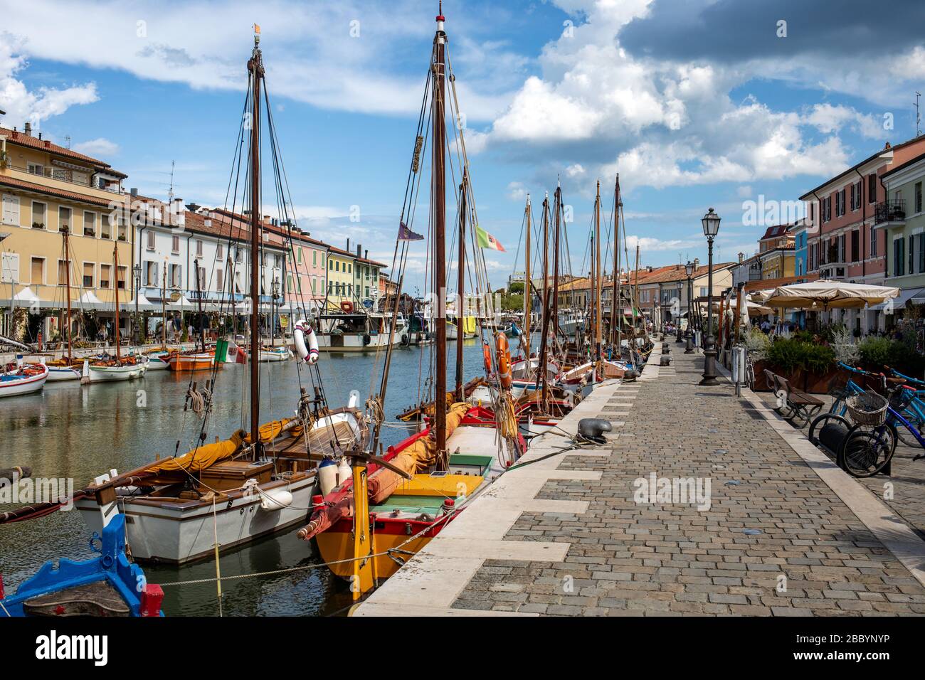 Cesenatico harbour adriatic coast emilia romagna -Fotos und ...