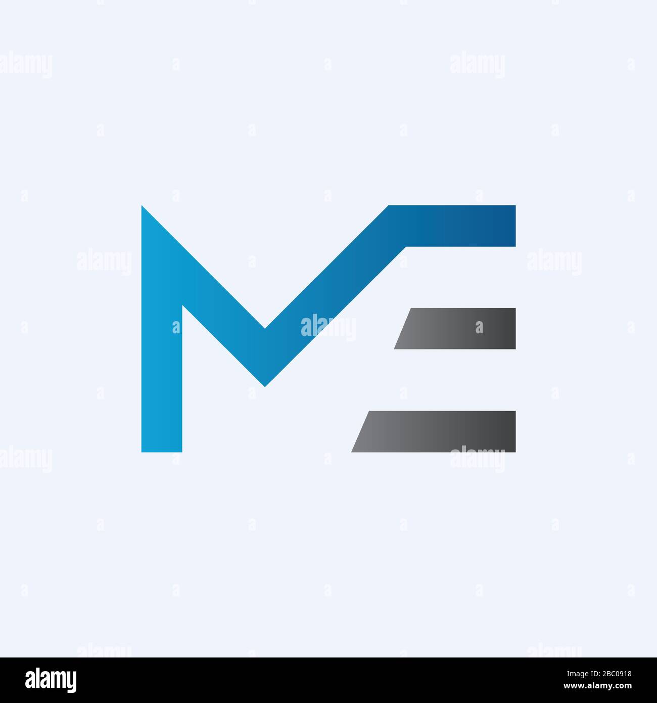 M e logo design -Fotos und -Bildmaterial in hoher Auflösung – Alamy
