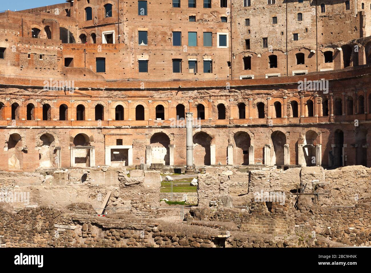 Trajan-Markt (Mercatus Traiani oder Mercati di Traiano). Rom, Italien ...