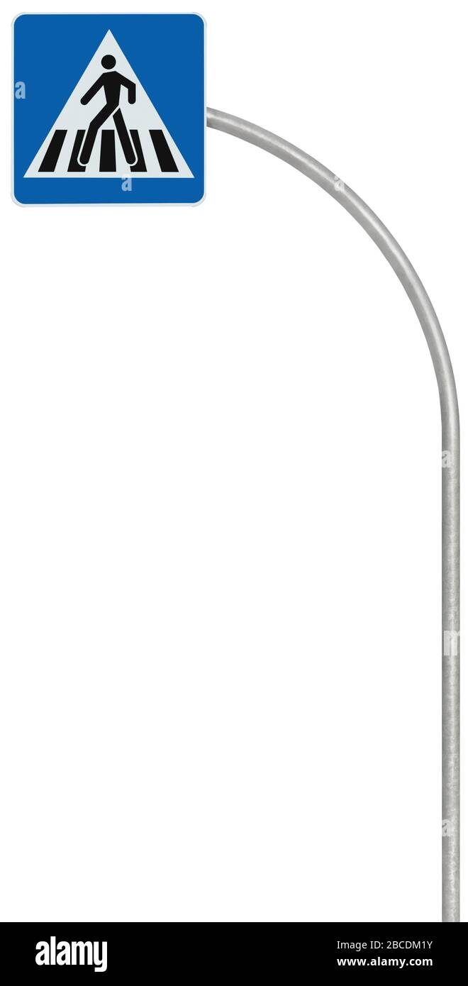 Zebra Crossing Road sign, Fußgänger Cross Warning Traffic Roadside ...