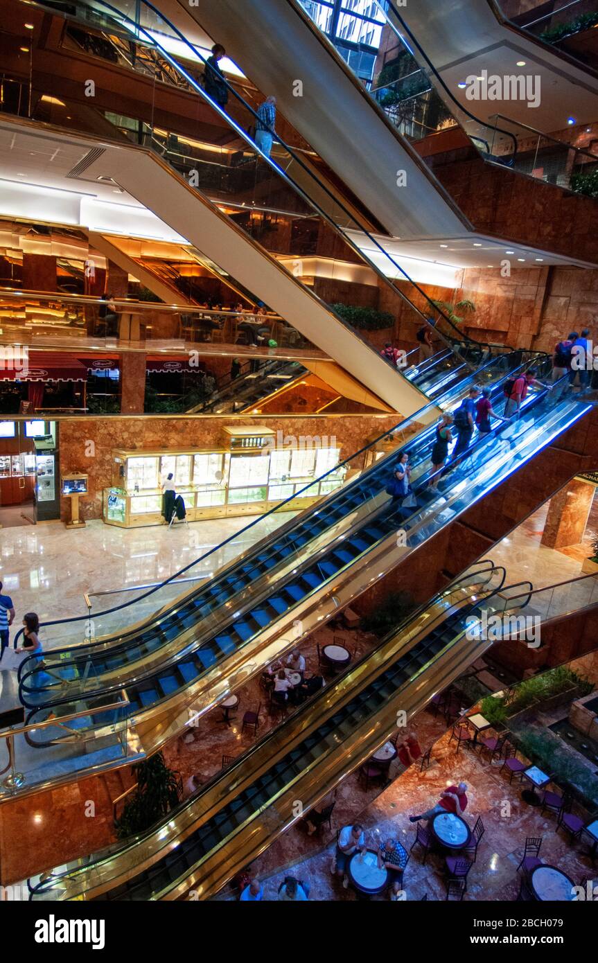Trump Tower Atrium, 56 th Street, Donald Trump, Manhattan, New York ...