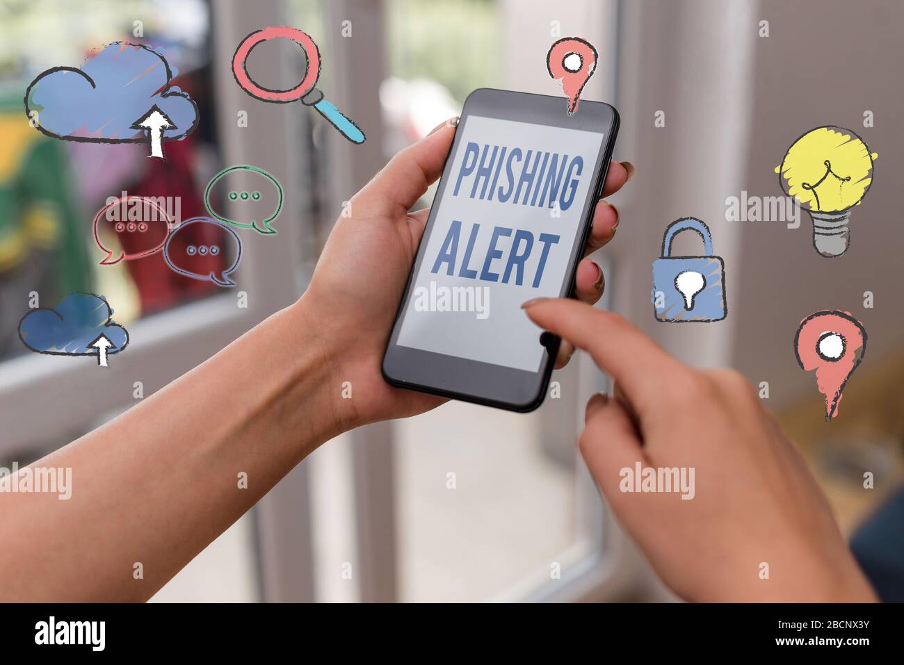 Wort schreiben Text Phishing Alert. Business foto Präsentation bewusst ...