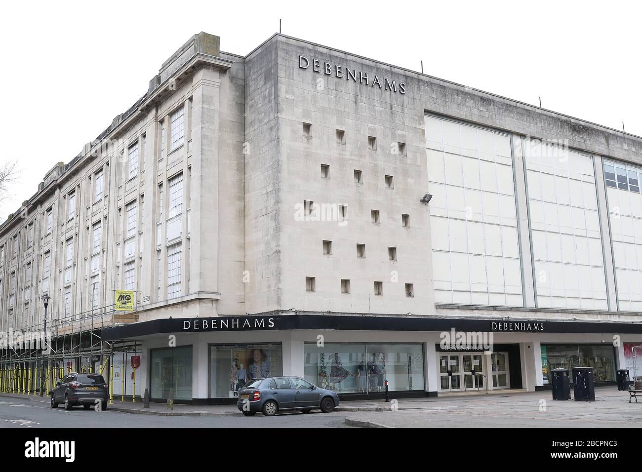 Debenhams auf der Oxbode, Gloucester - die Ladenkette hat beschlossen ...