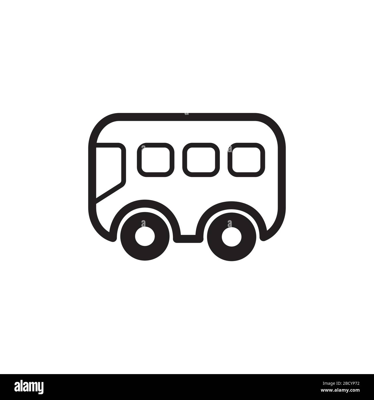 School bus icon vector -Fotos und -Bildmaterial in hoher Auflösung – Alamy